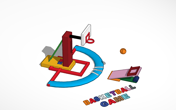 3D design Basketball Shooter - Tinkercad