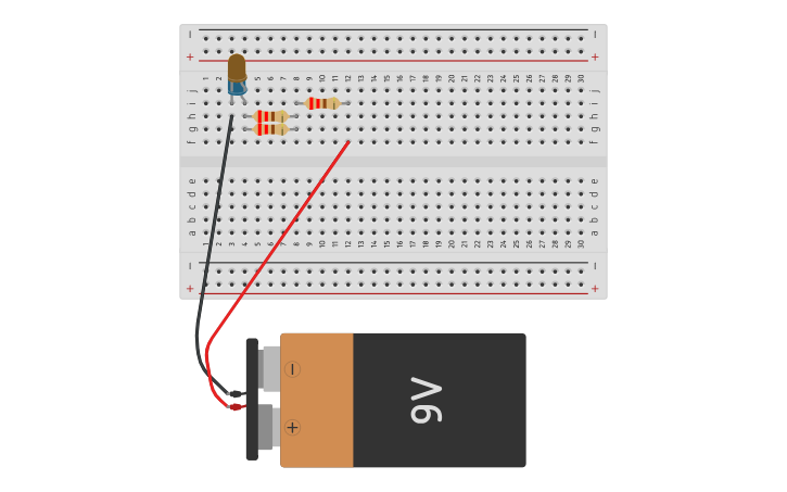 Circuit design ejercicio 2 - Tinkercad