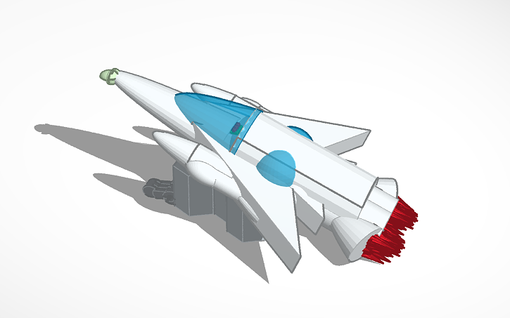 3D design Space Ship - Tinkercad