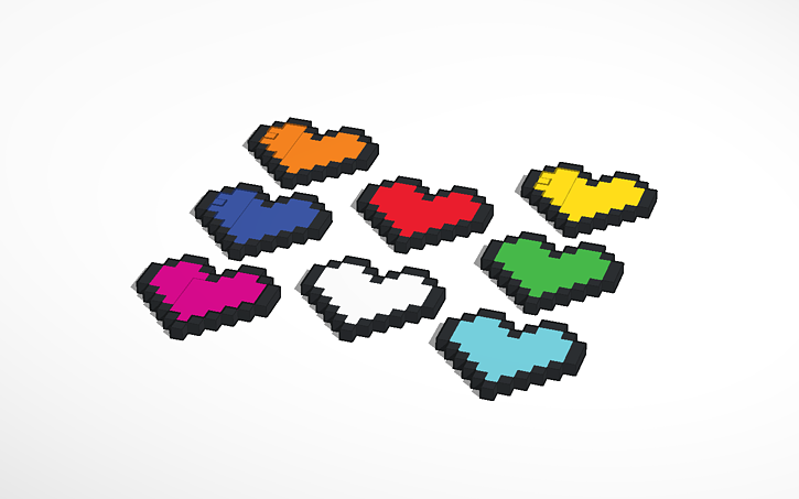 3D design Undertale The Souls | Tinkercad