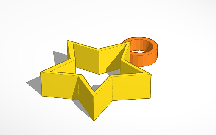 3D design star - Tinkercad