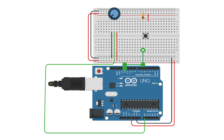 Circuit design Lab3_Ex1 | Tinkercad