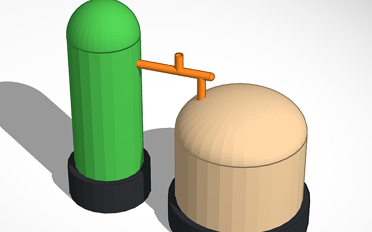 3D design Copy of Water Reservoir Tank - Tinkercad