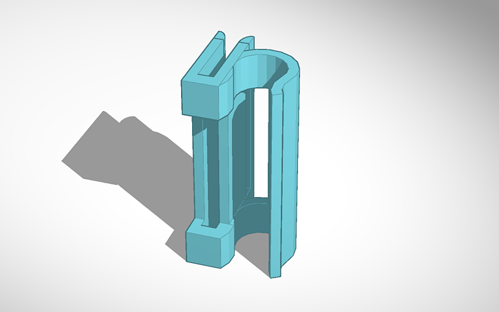 3D design Binder clip-enabled pen clip - Tinkercad