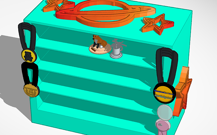 3D design my trophy case - Tinkercad