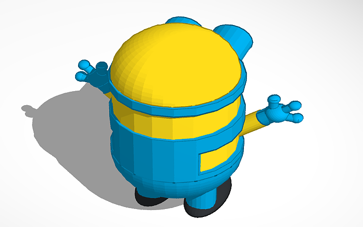 3D design Team Gru - Minion - Tinkercad