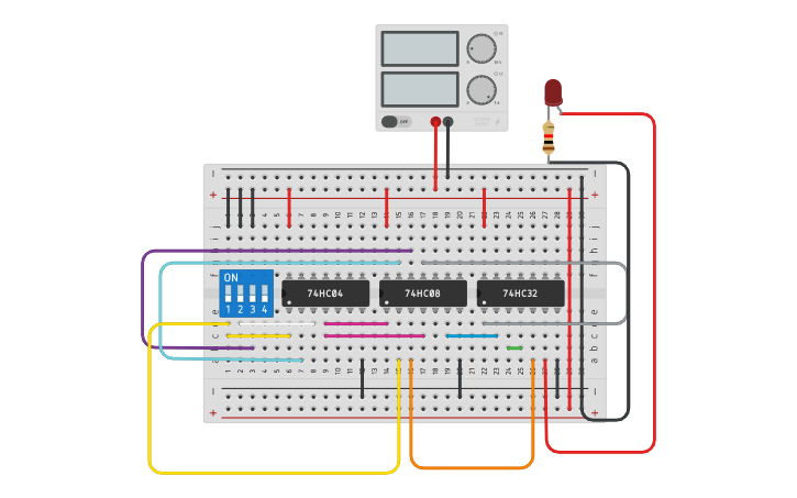 Circuit Design Using Sop Form Tinkercad