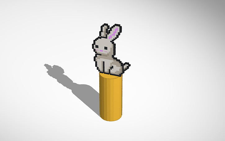 3D design kawaii pixel art contest results - Tinkercad