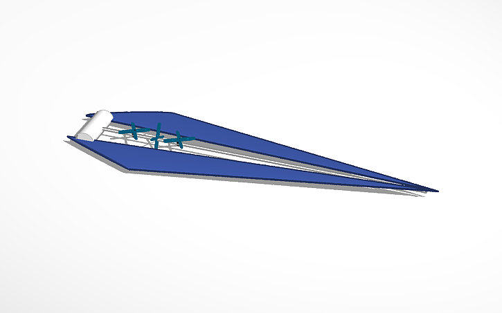 3D design Wireless Kite Drone - Tinkercad