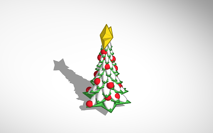3D design Christmas Tree | Tinkercad