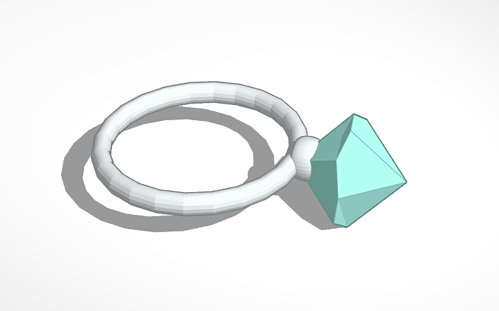 3D design Ring - Tinkercad