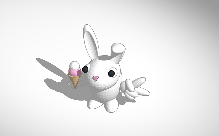 3D design Bunny | Tinkercad