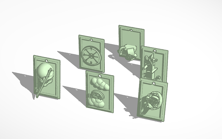 3D design Tarot Cards - Tinkercad