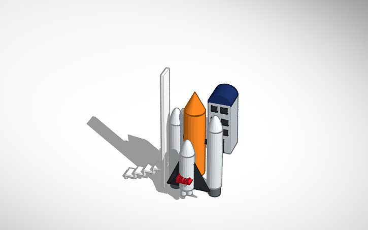 3D design Shuttle Launch - Tinkercad