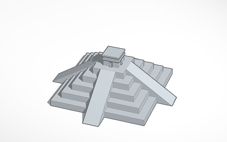 3D design Chichen Itza - Tinkercad