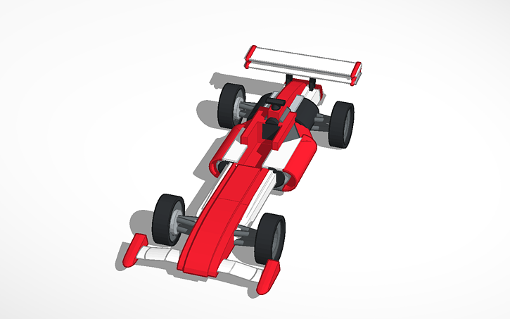 3D design Awesome Drag Car | Tinkercad