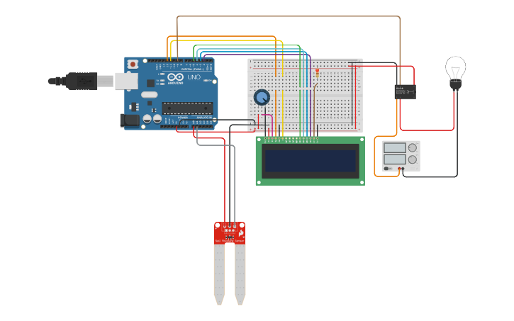 Circuit design (relay) IOT based automated plant watering system ...