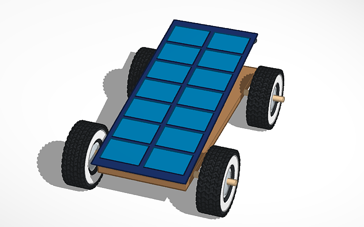 3D design Solar Car made by I&A - Tinkercad