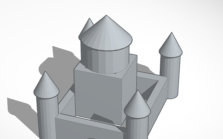 3D design castle | Tinkercad