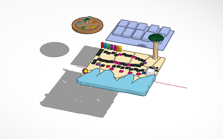3d Design Board Game Survival Games Tinkercad