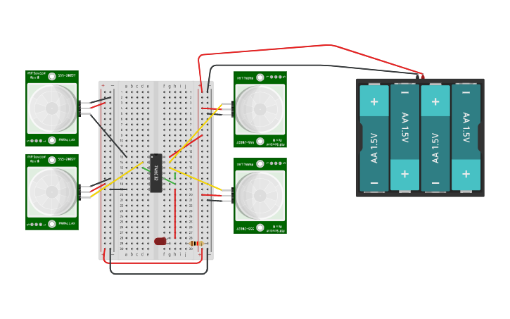 Circuit design Logic Gates - Tinkercad