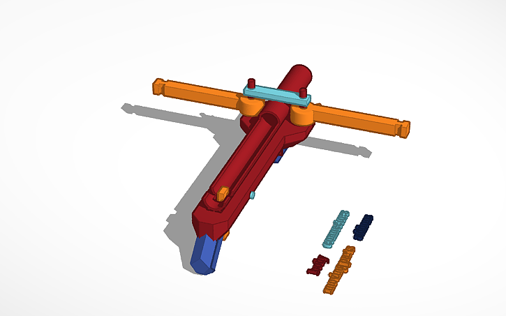3D design buildable crossbow design | Tinkercad