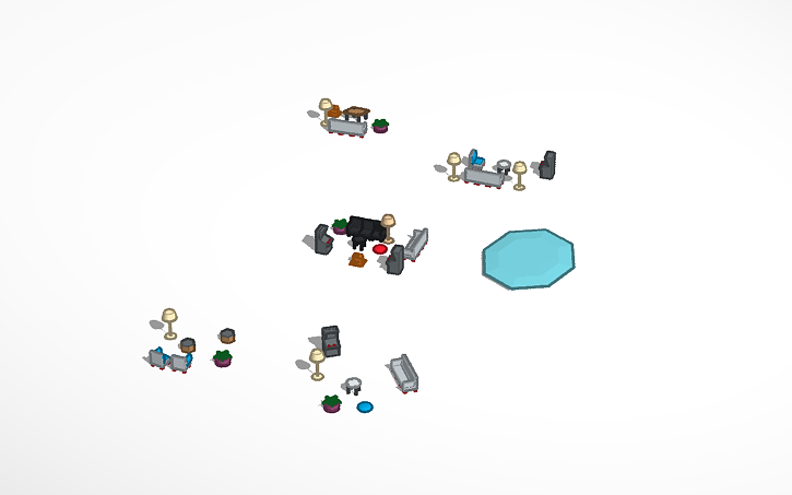 3D design Baza Spatiala - Tinkercad