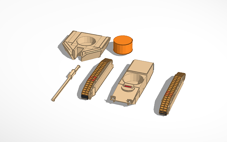 3D design m1a2 abrams - Tinkercad