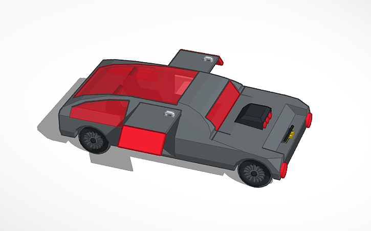 3D design Futuristic Hot-Rod | Tinkercad