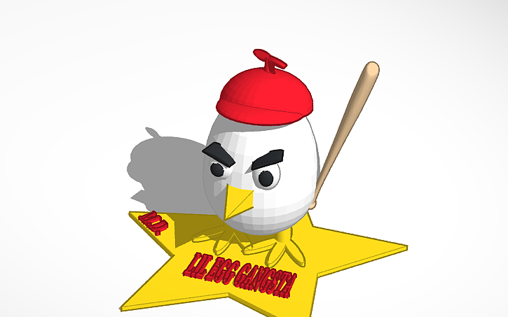 3D design LIL EGG GANGSTA | Tinkercad