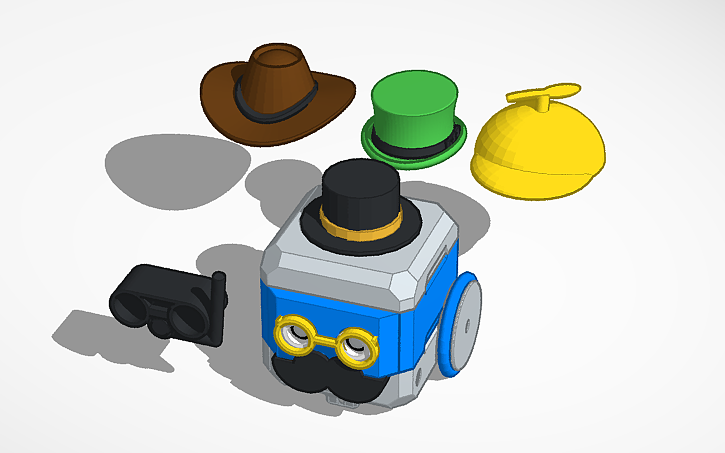 3D design HP Robots Otto starter - Tinkercad