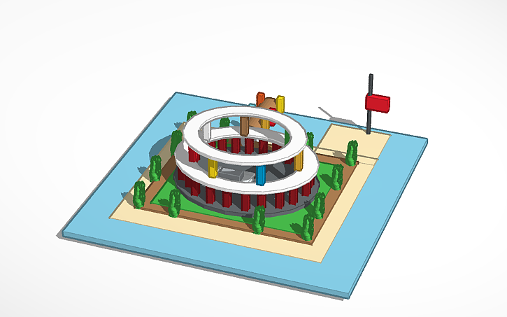3D design Lord Baden Powell Monument | Tinkercad