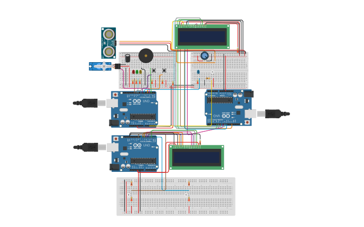 Circuit design Proyecto Rob - Tinkercad