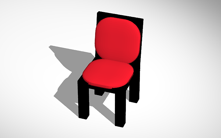 3D design chair - Tinkercad