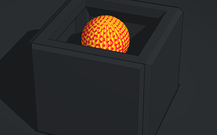 3D design Space box - Tinkercad