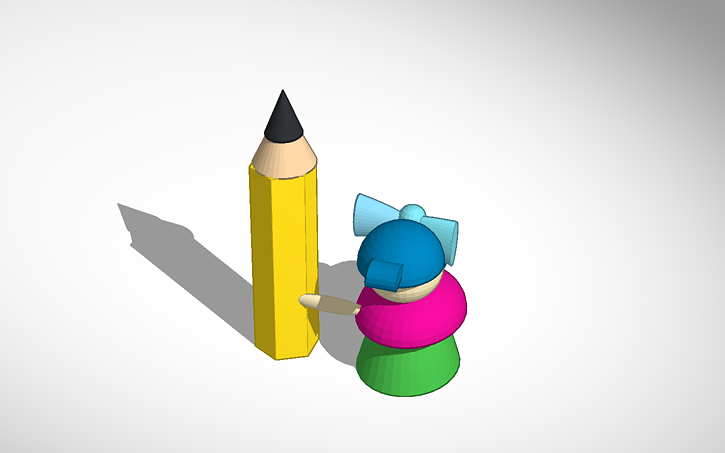 3D design Graphic Girl | Tinkercad