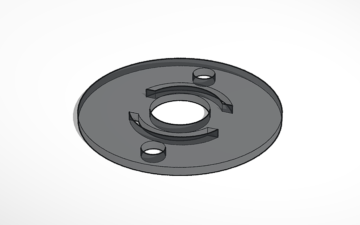 3D design VEX wheel slop reduction insert - Tinkercad