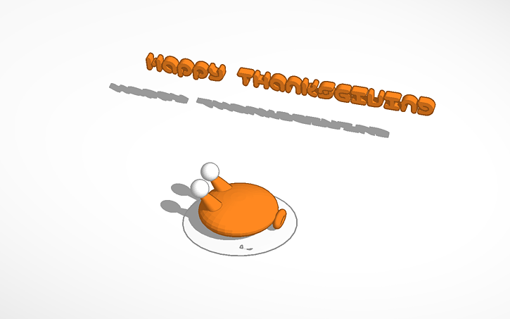 3D design #thanksgiving | Tinkercad