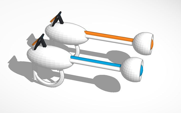 3D design Custom Portal Gun #CustomModel | Tinkercad
