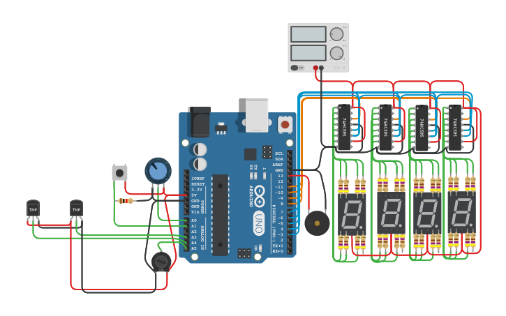 Circuit design ! super clock - Tinkercad