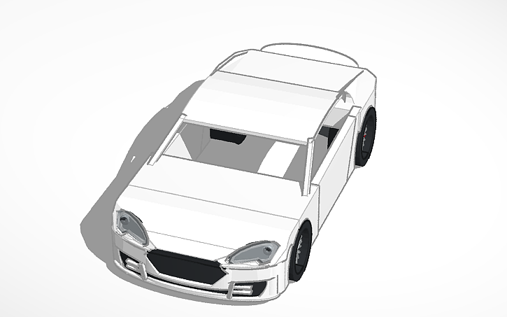 3D design 2015 Tesla Model S - Tinkercad