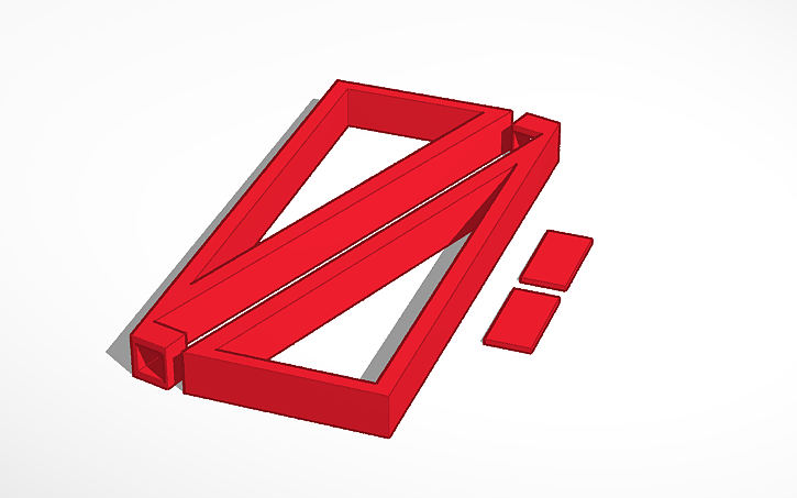 3D design Angled Display Stand - Tinkercad
