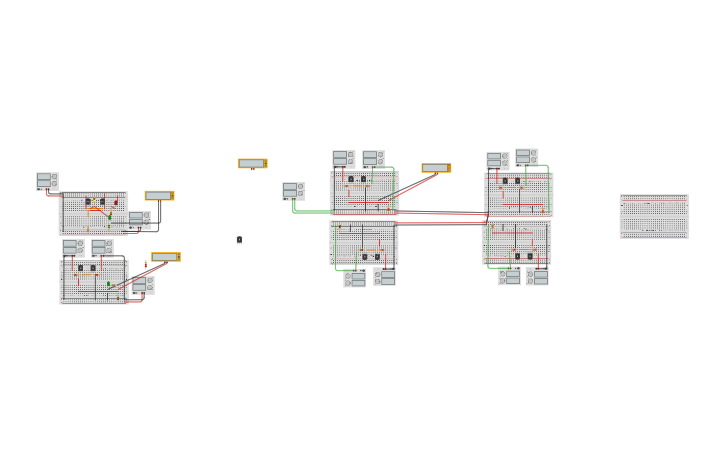 Circuit design TP1 portes | Tinkercad