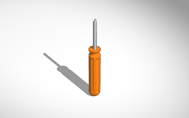 3D design Screwdriver - Tinkercad
