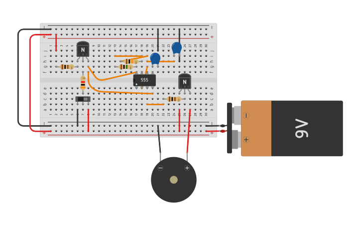 Circuit design Shiny Gogo - Tinkercad