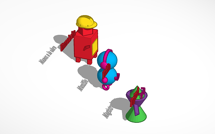 3d Design Robots Tinkercad