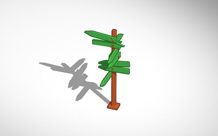 3D design Street signs | Tinkercad