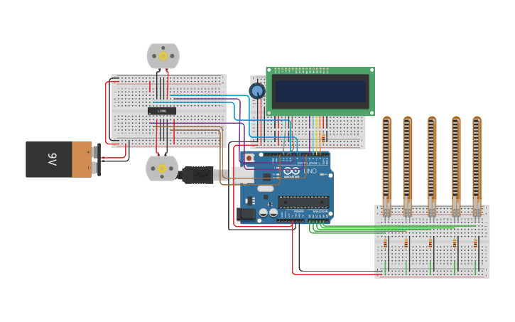 Circuit design Major Project-Smart Gloves For Disabled Person - Tinkercad