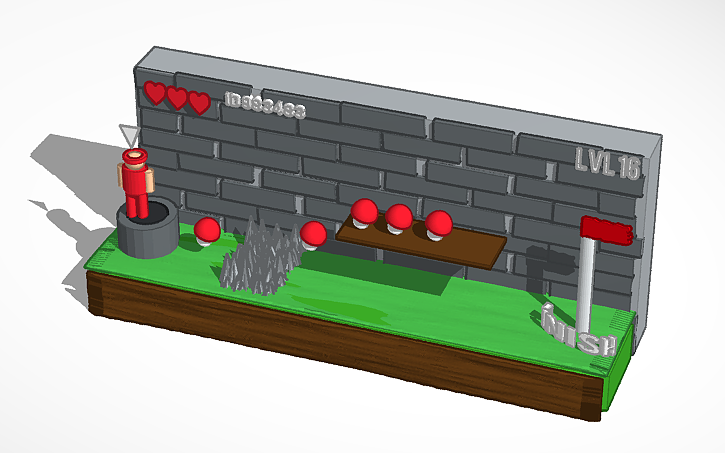 3D design mario - Tinkercad