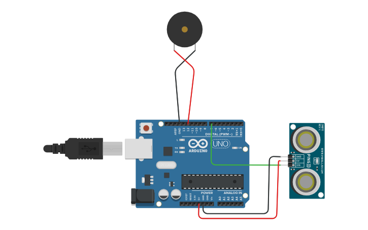 Circuit design Sensor - Tinkercad